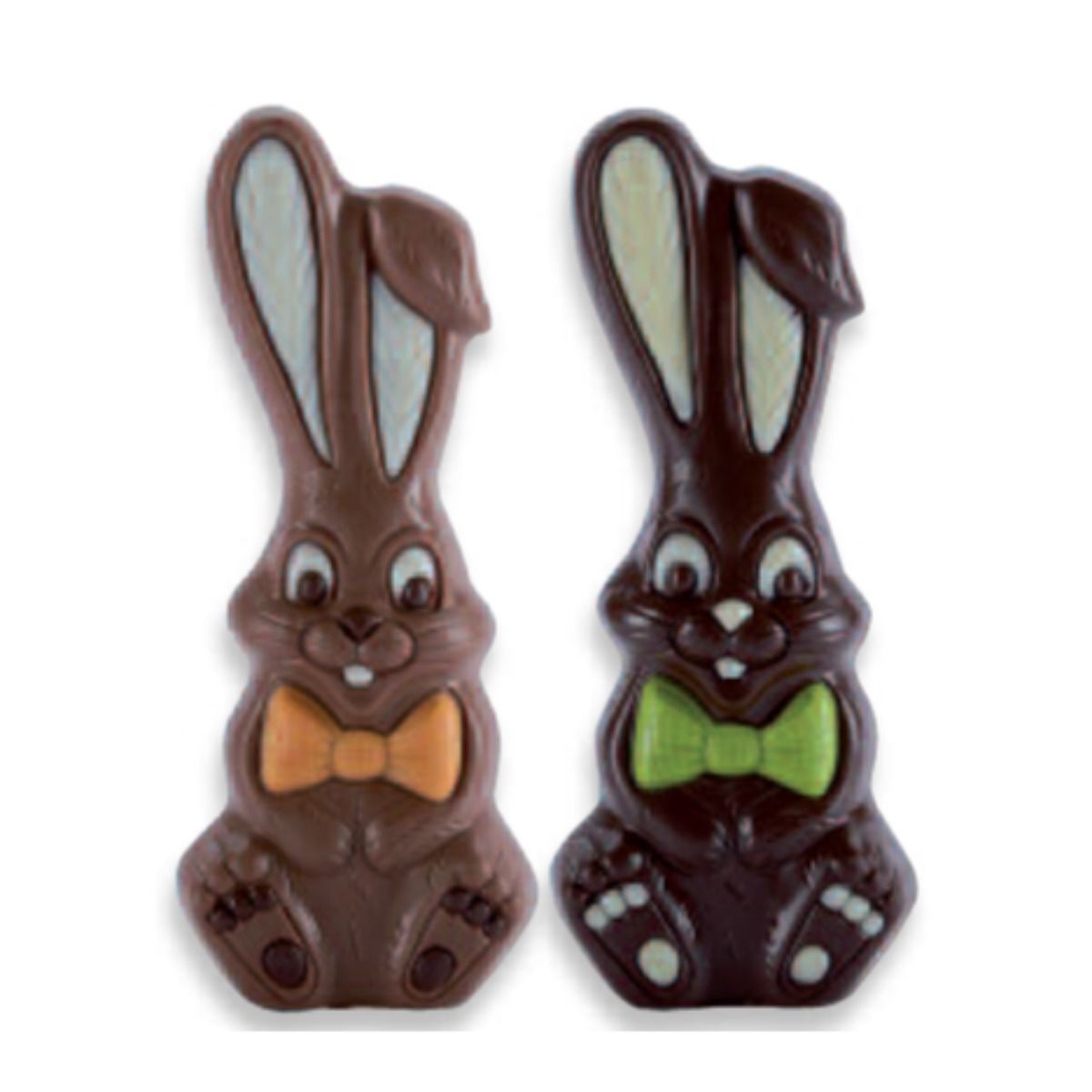 Chocolat Lot de 2 lapins de Pâques - Bleu de Terre
